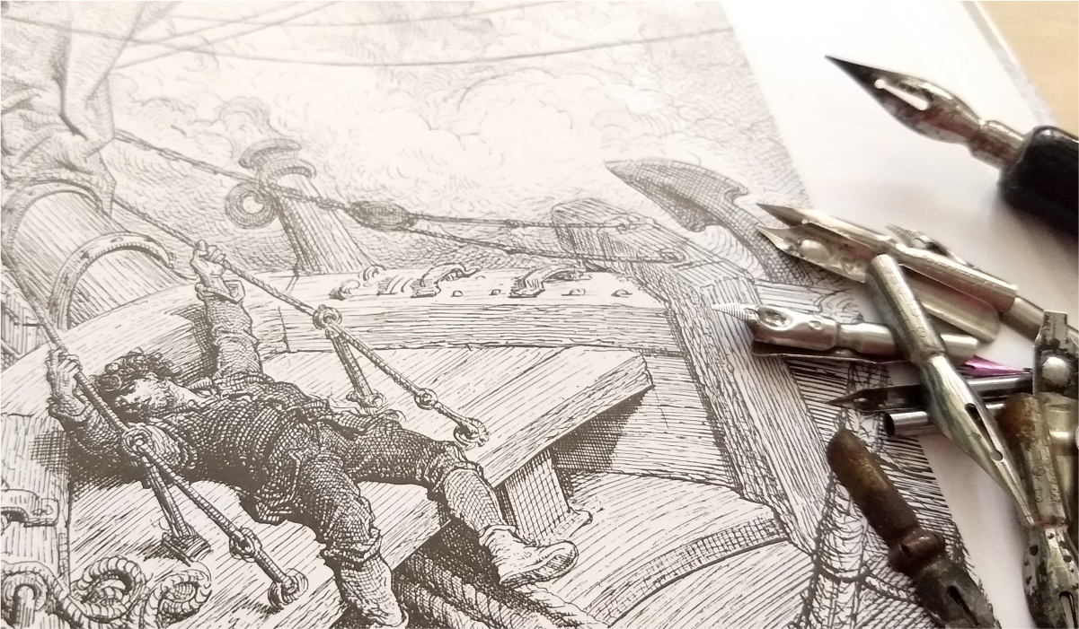 3 Técnicas de entintado para experimentar en este #Inktober – Veronik ...